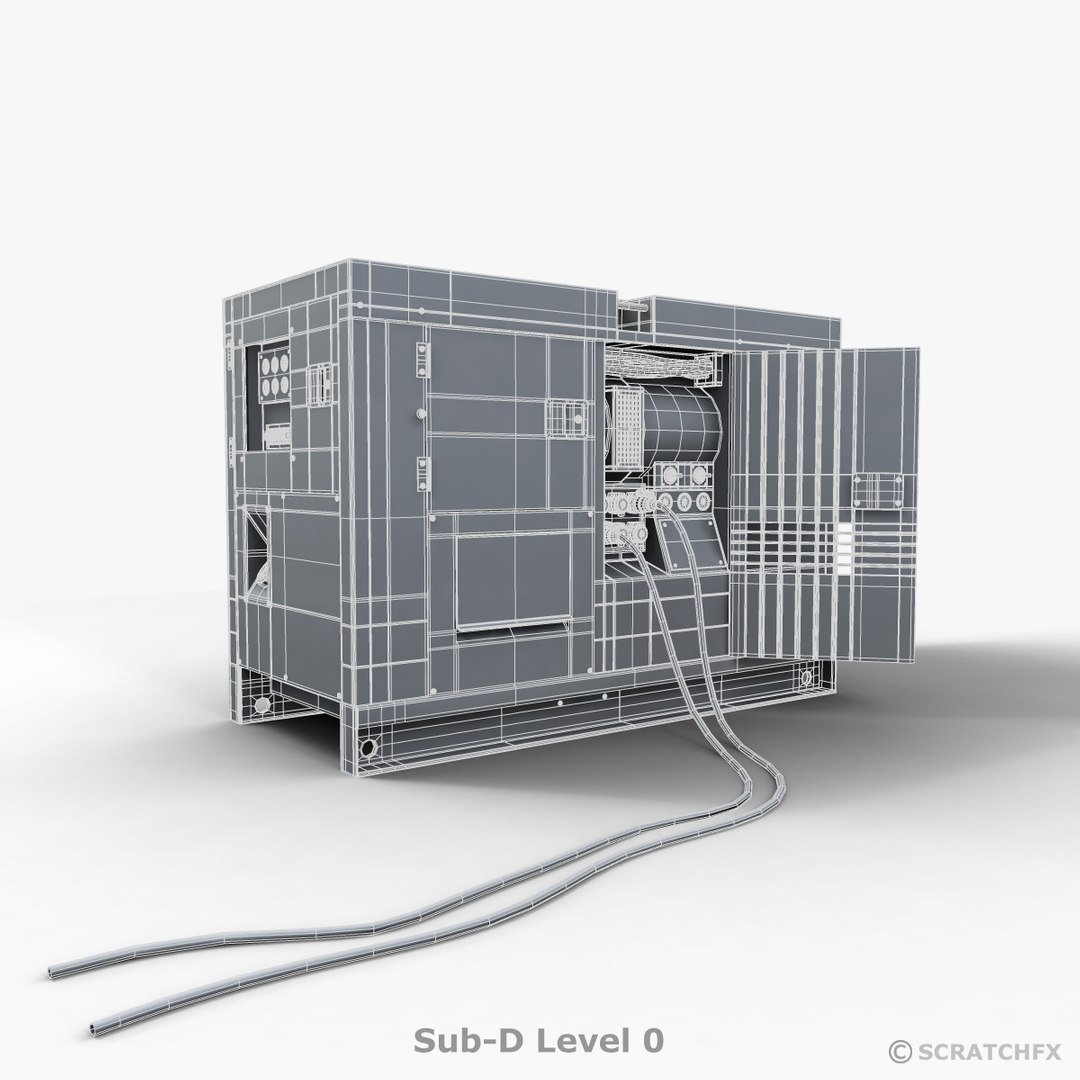 Generator 3d Model