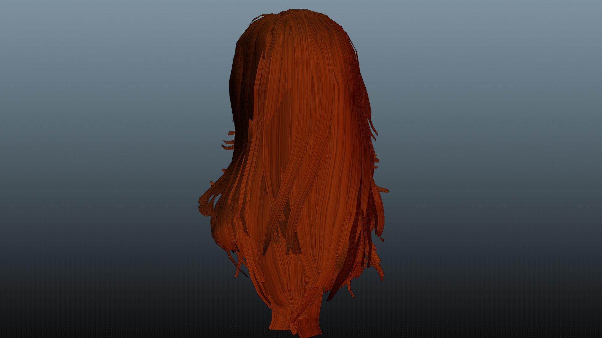 Female Hair 4 Colors 3D Model - TurboSquid 2209273