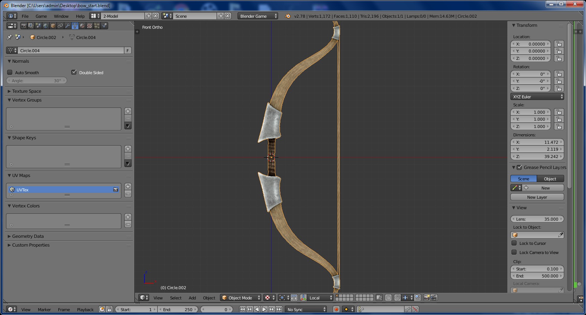 3D Bow Model | 1142818 | TurboSquid