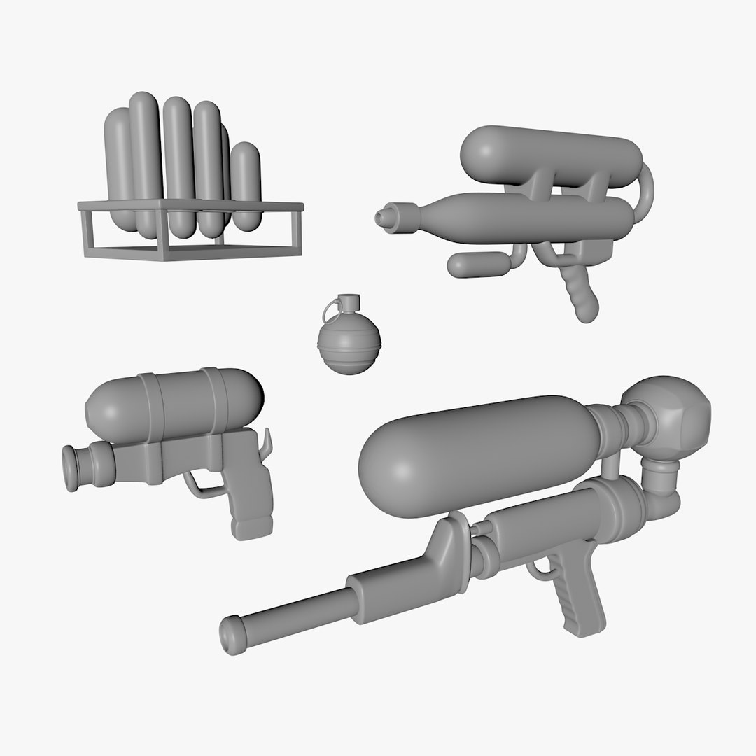 Sci-Fi Weapons Model - TurboSquid 1966421