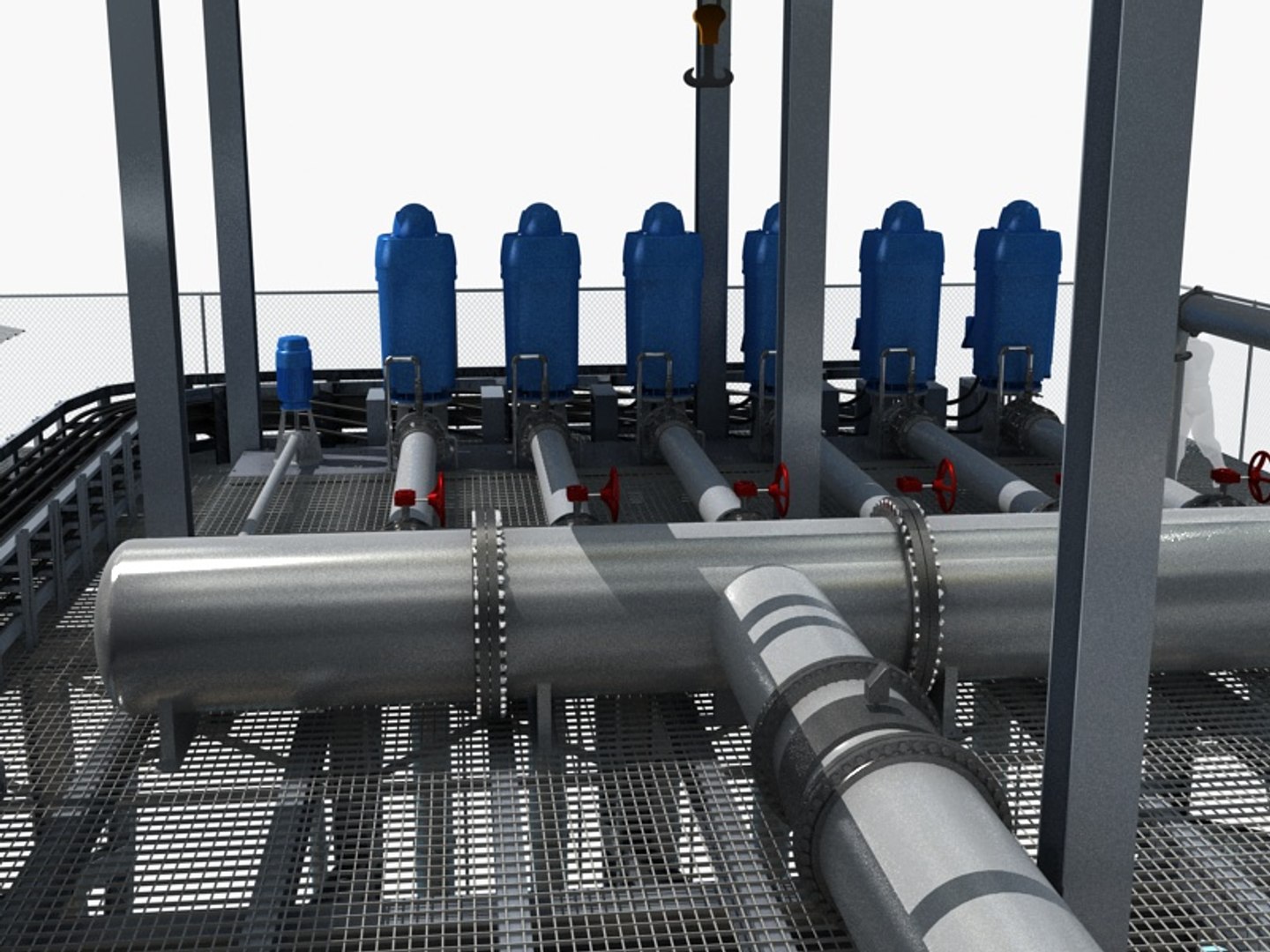 3D Agricultural Pumping Station Model - TurboSquid 1535790