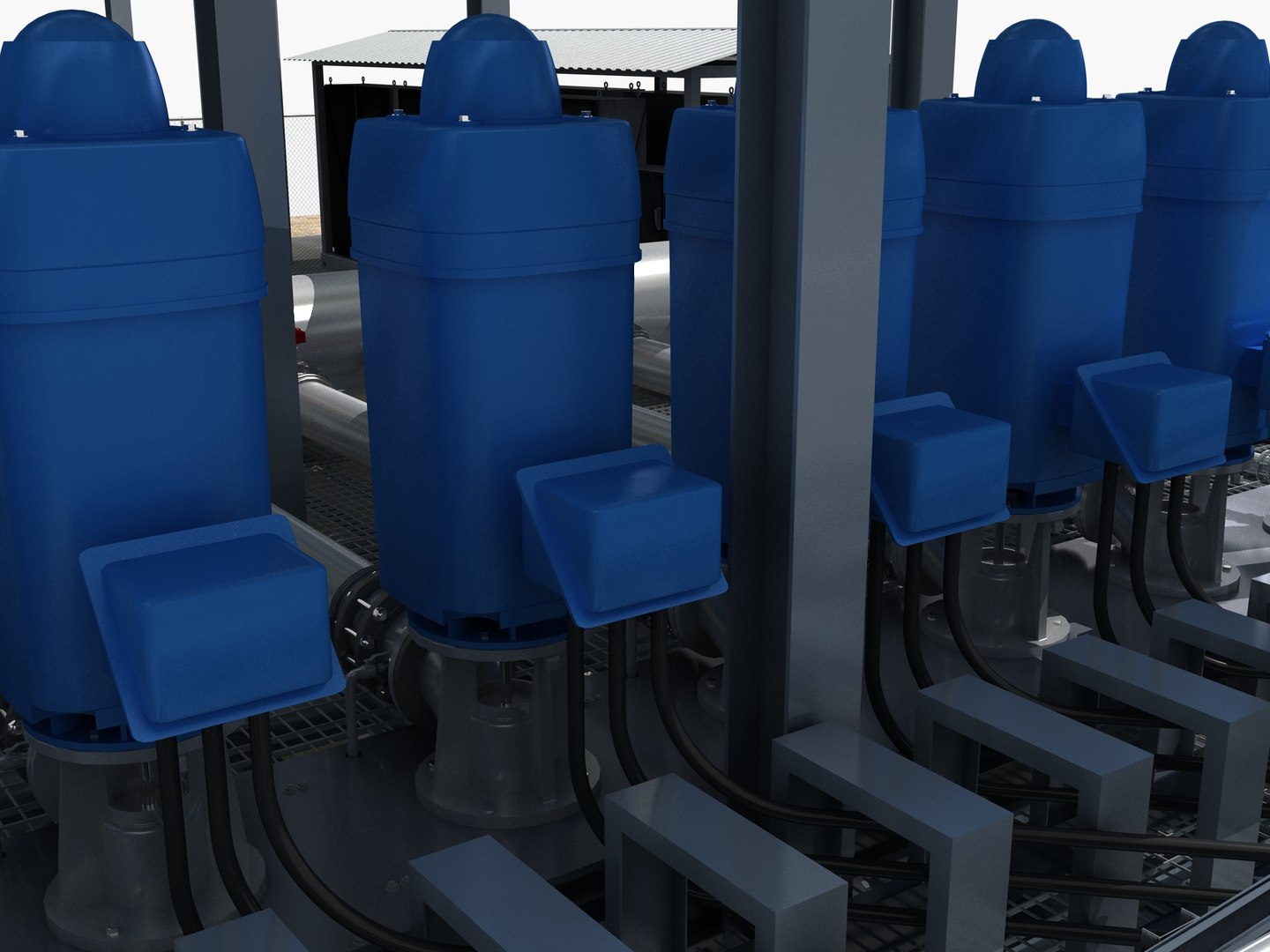 3D agricultural pumping station model - TurboSquid 1535790