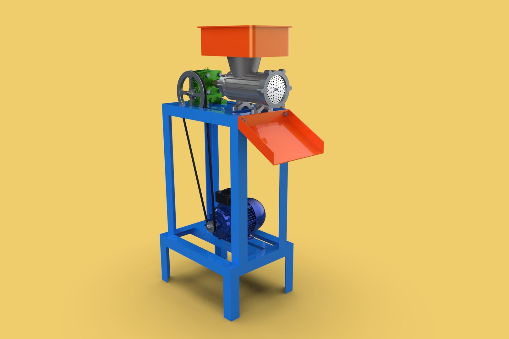 ELECTRIC MEAT GRINDER MACHINE SAUSAGE MAKER FOOD MINCER 3D Model ...