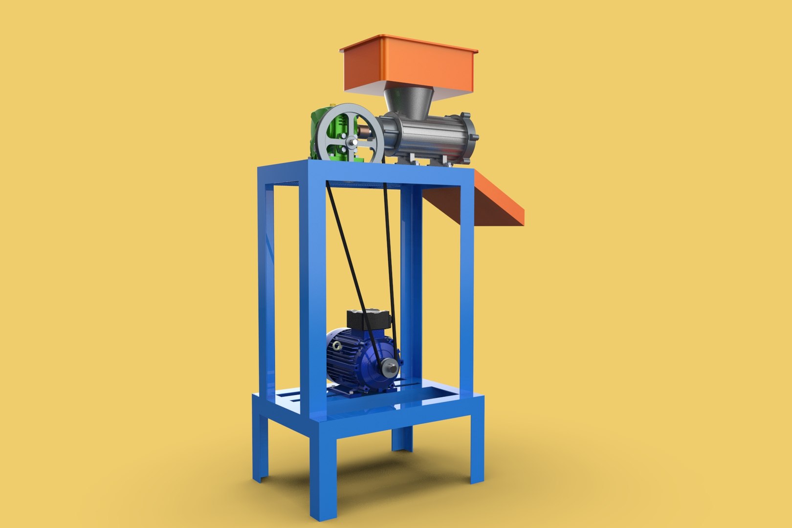 ELECTRIC MEAT GRINDER MACHINE SAUSAGE MAKER FOOD MINCER 3D Model ...