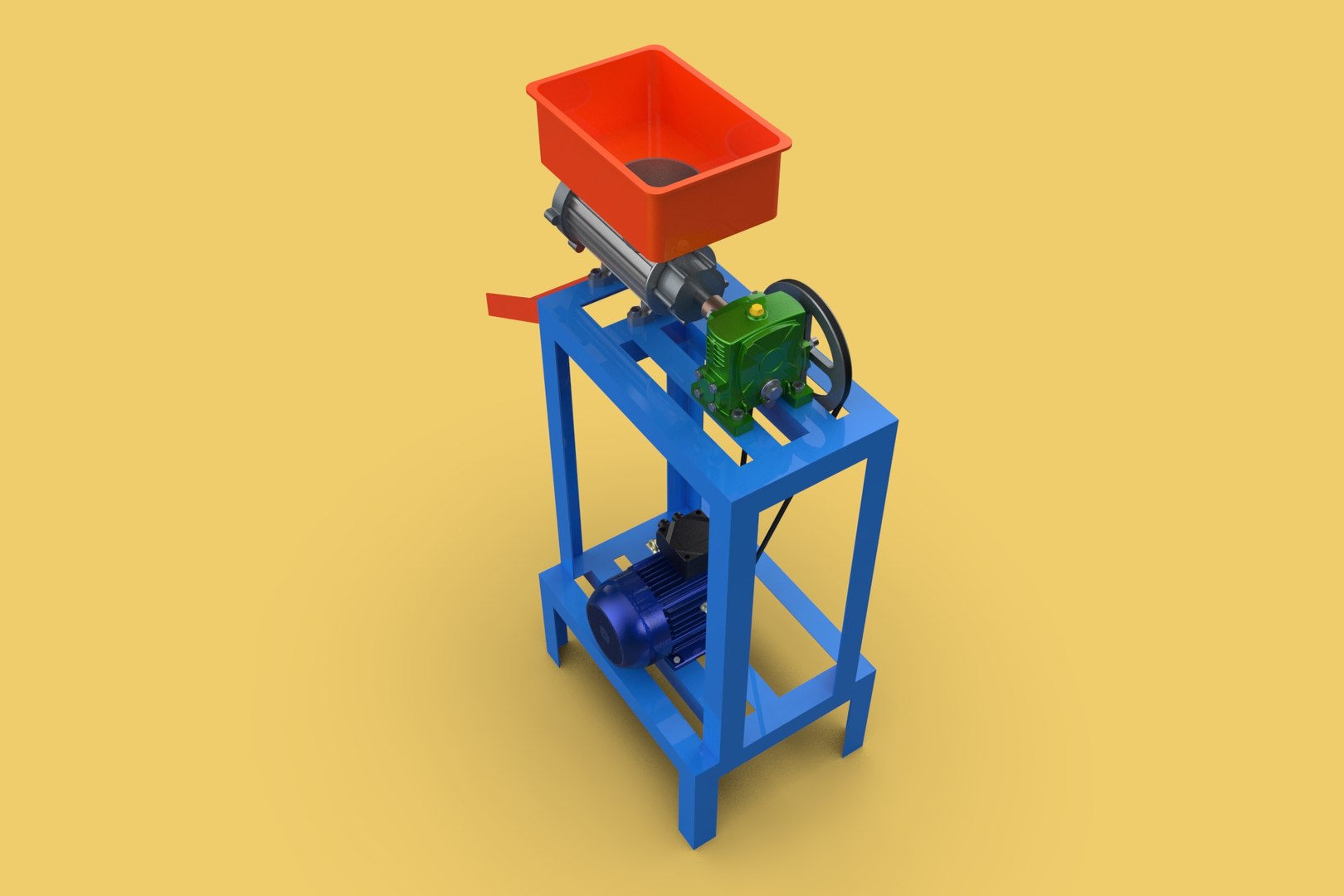 ELECTRIC MEAT GRINDER MACHINE SAUSAGE MAKER FOOD MINCER 3D Model ...