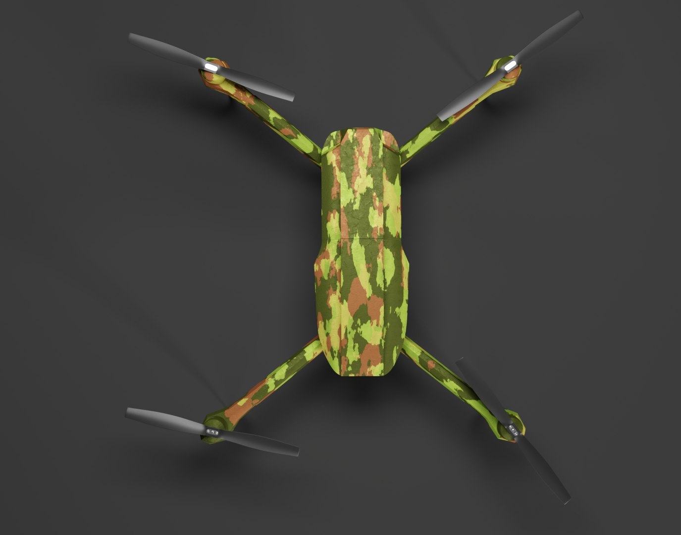 3D Quadrocopter Drone Camouflage - TurboSquid 1298751