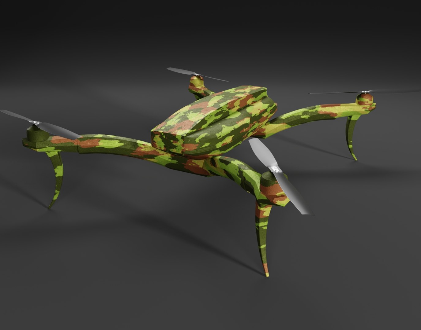 3D Quadrocopter Drone Camouflage - TurboSquid 1298751