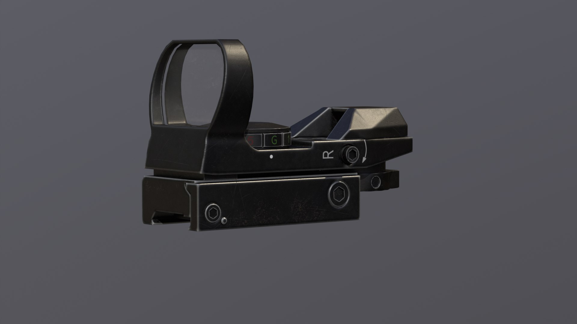 Red Dot Sight 3D - TurboSquid 2255182