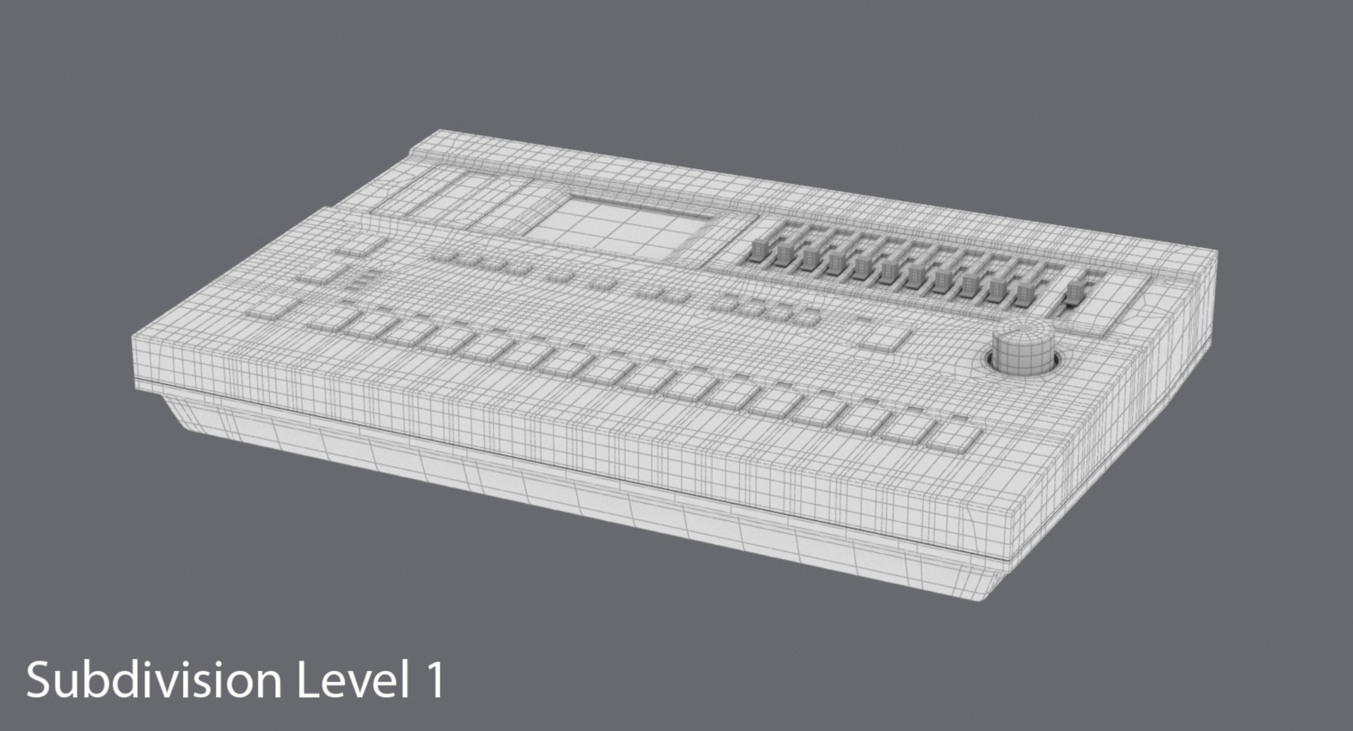 Vintage-synth-04 3d Max