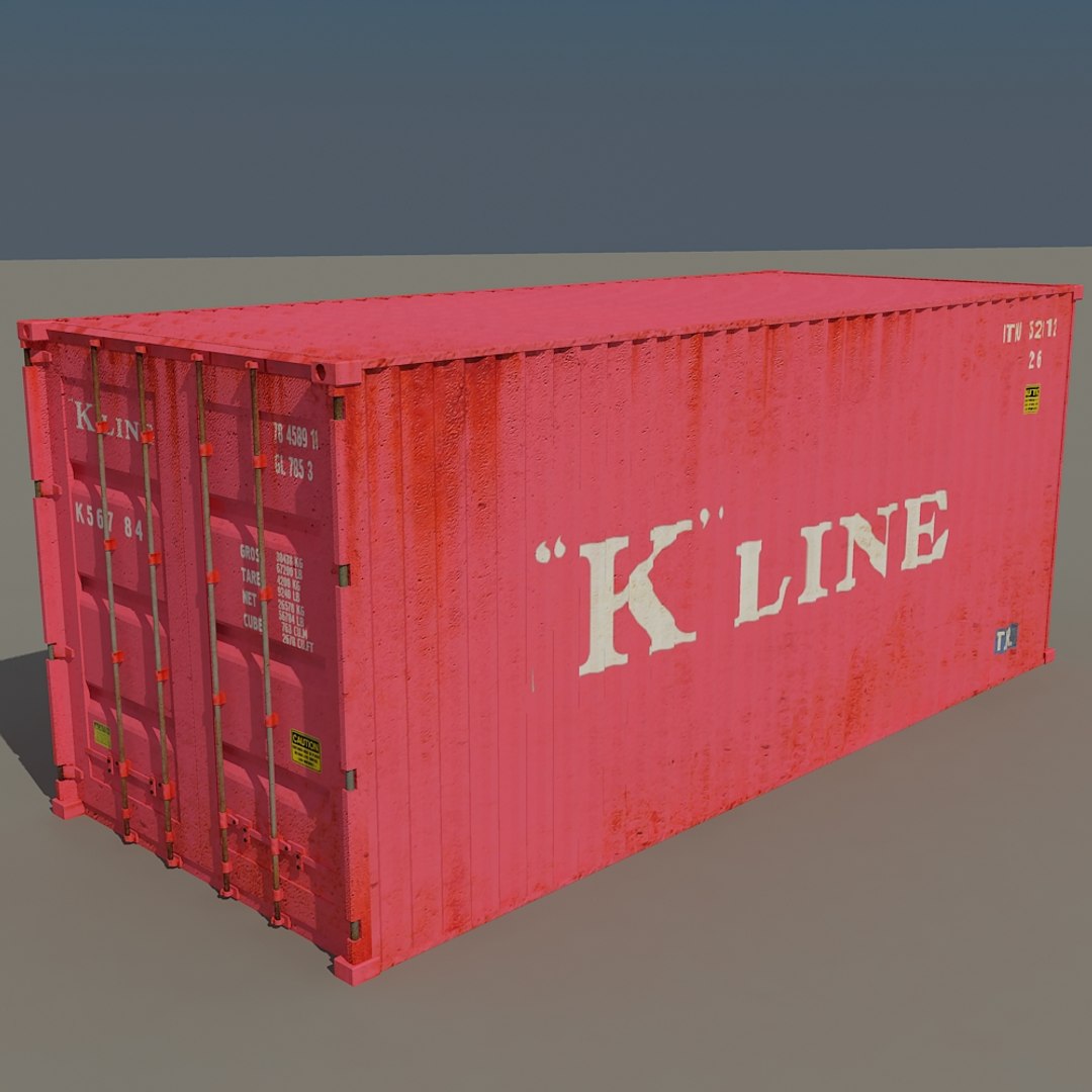 Cargo Container 3d Model