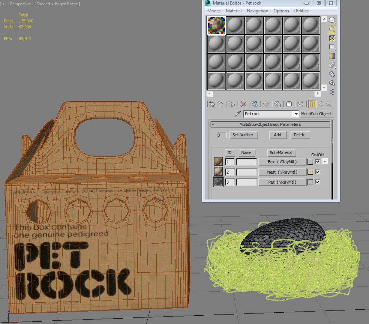 3D Pet Rock | 1144840 | TurboSquid