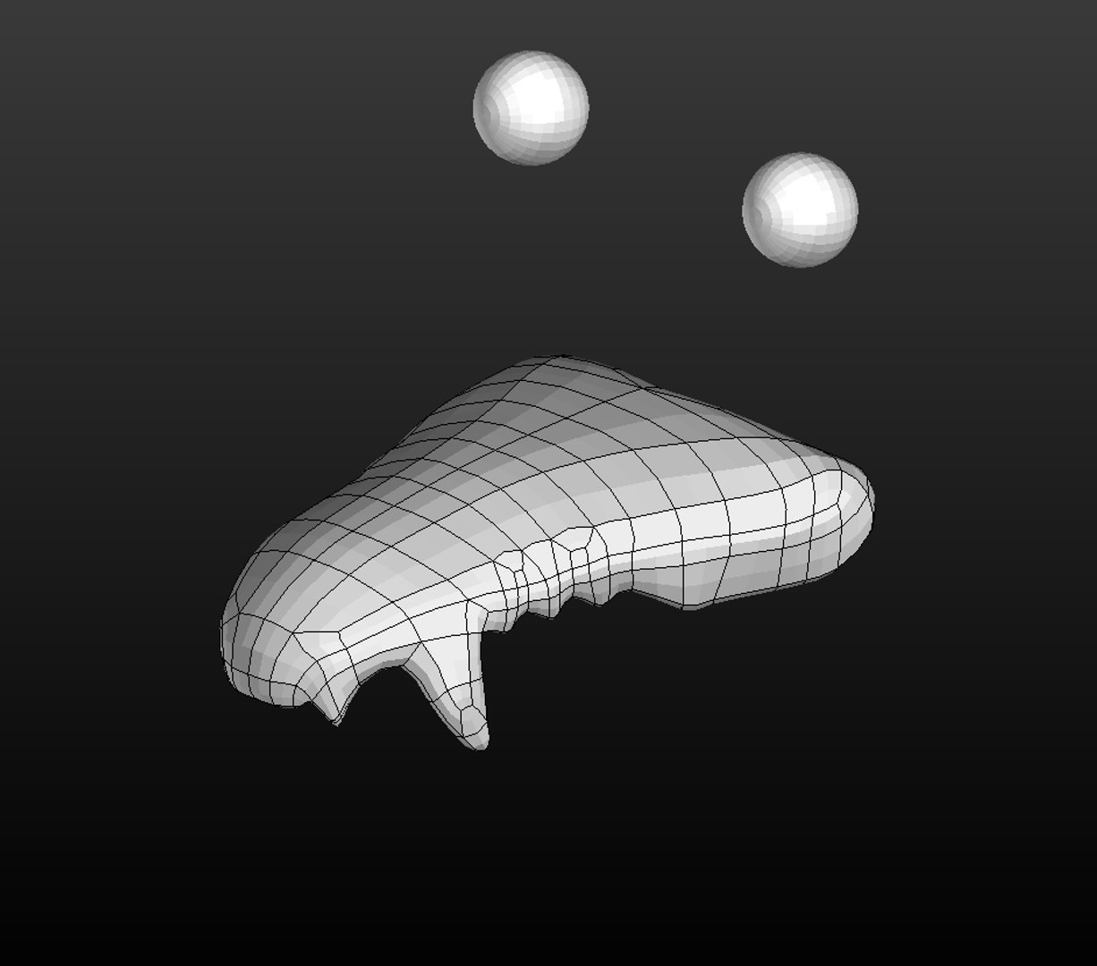 3d wolf model