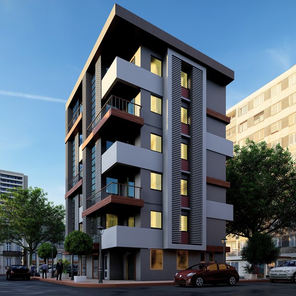 Residential modern 3D - TurboSquid 1712339