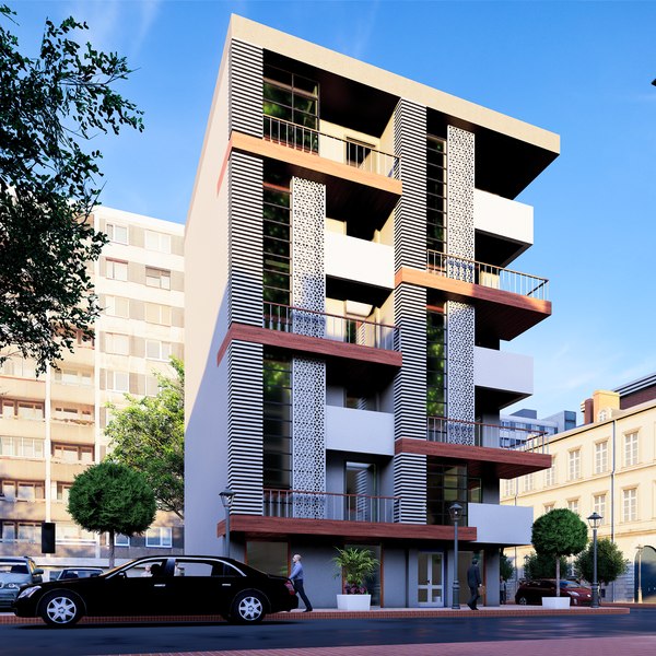 Residential modern 3D - TurboSquid 1712339