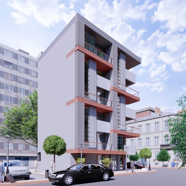 Residential modern 3D - TurboSquid 1712339