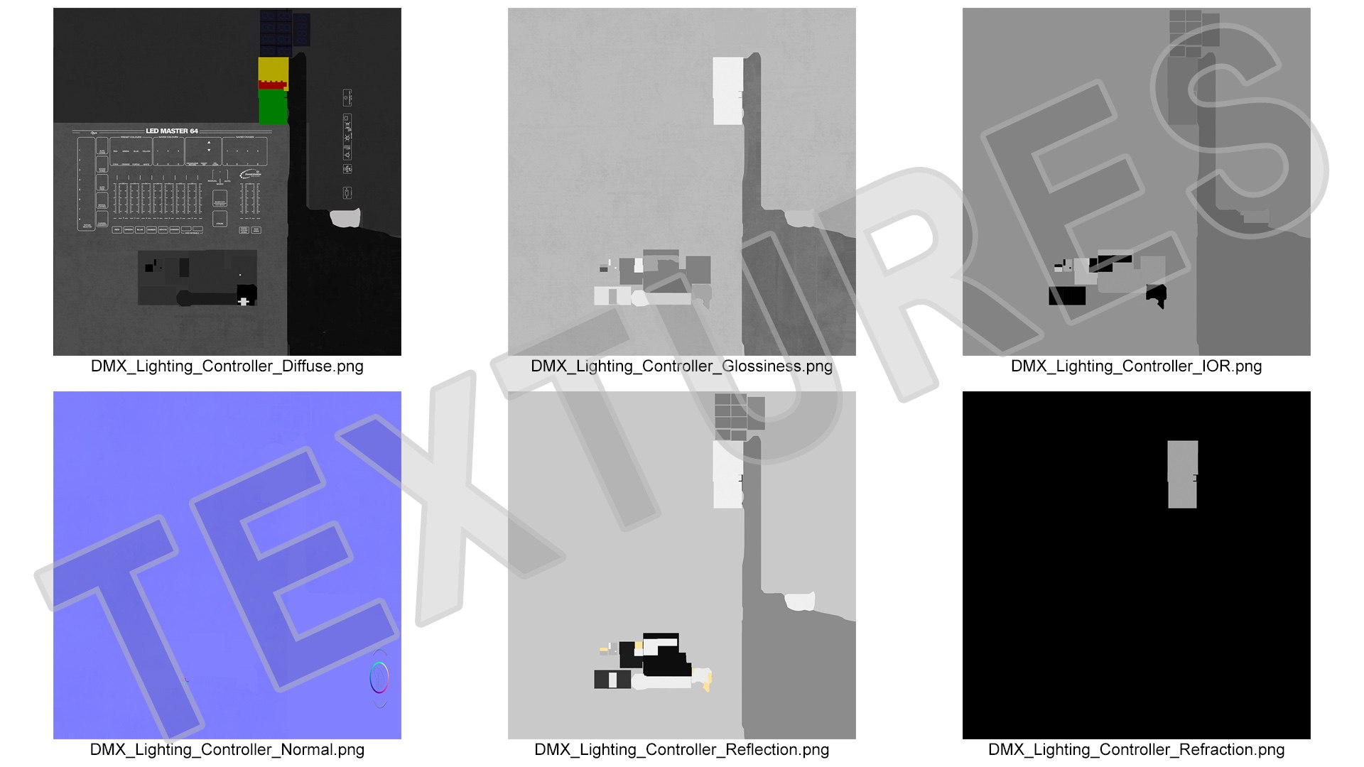 3D DMX Lighting Controller OFF Model - TurboSquid 1856488