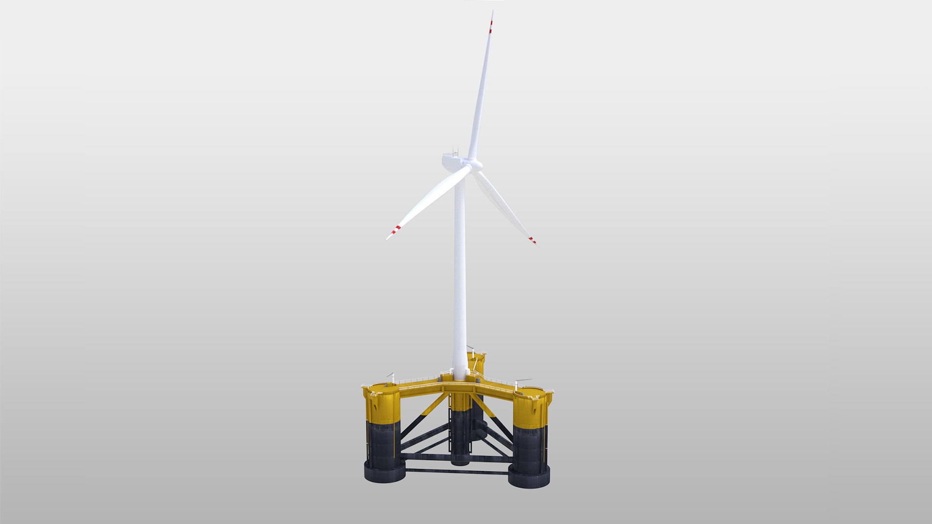 3D offshore wind turbine model - TurboSquid 1614395