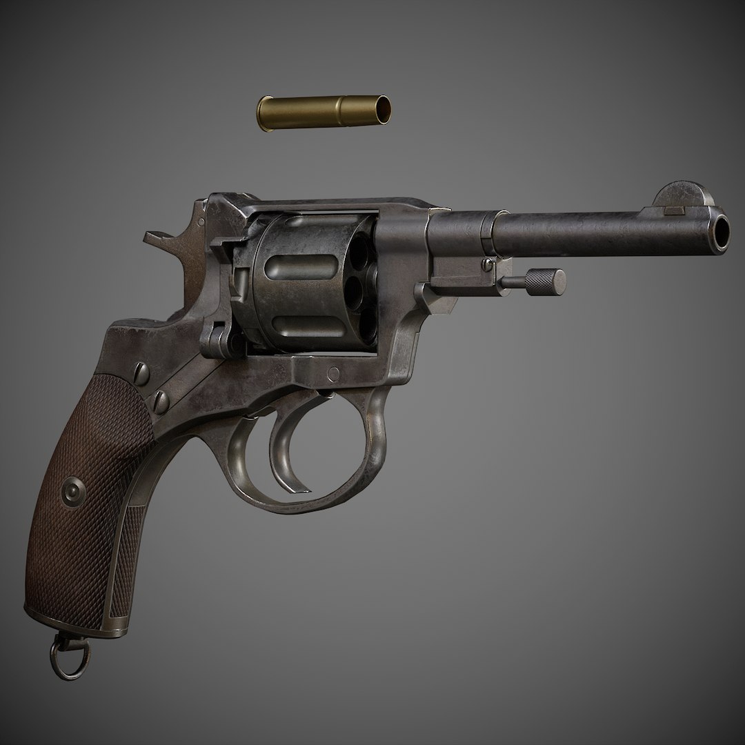 3D Model Nagant M1895 - TurboSquid 2379237