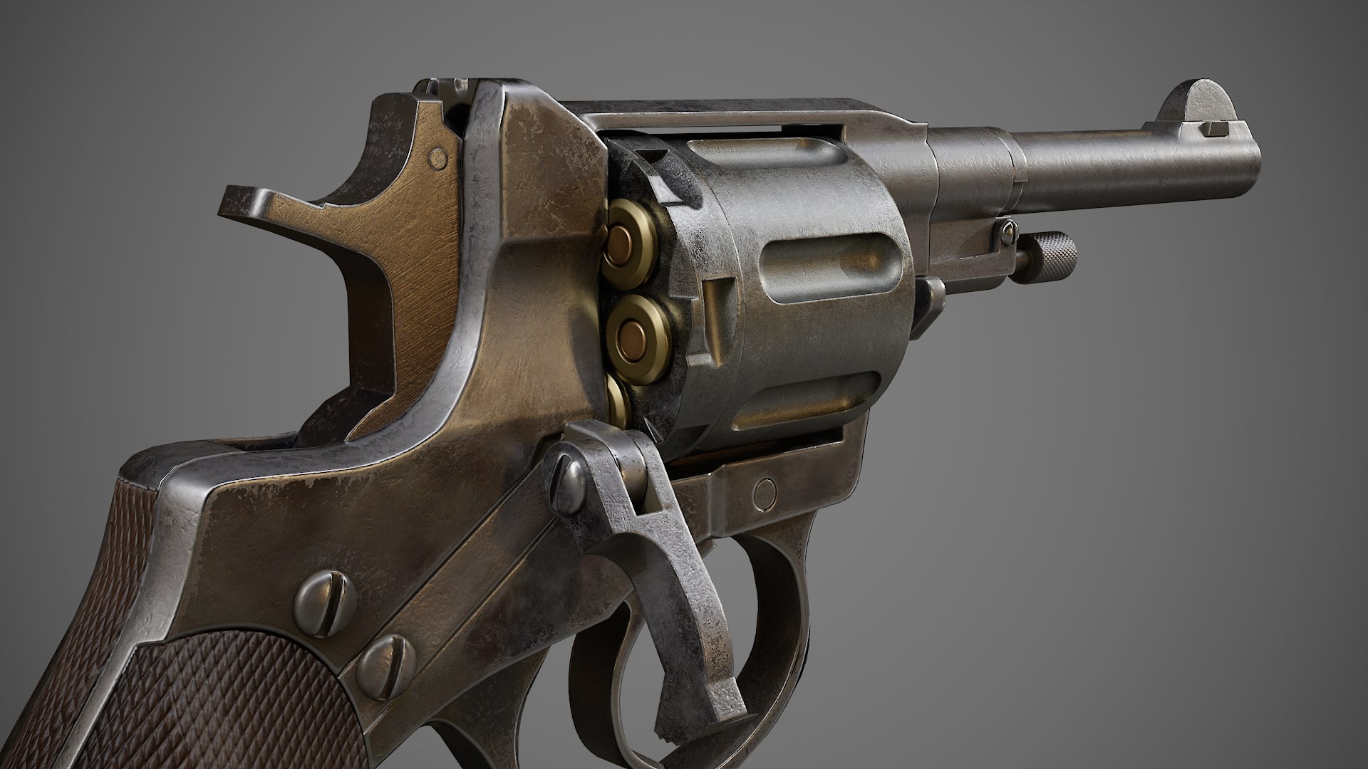 3D Model Nagant M1895 - TurboSquid 2379237