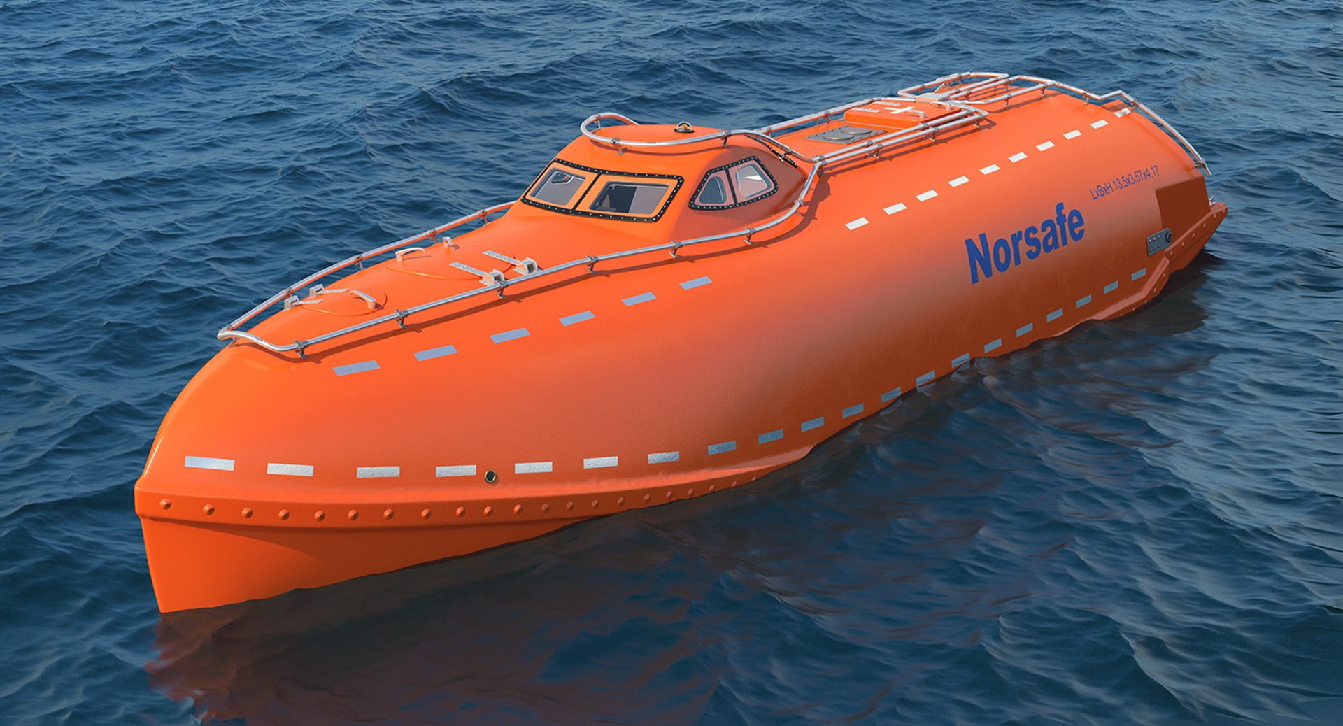 Rescue Lifeboat Life 3D - TurboSquid 1366968