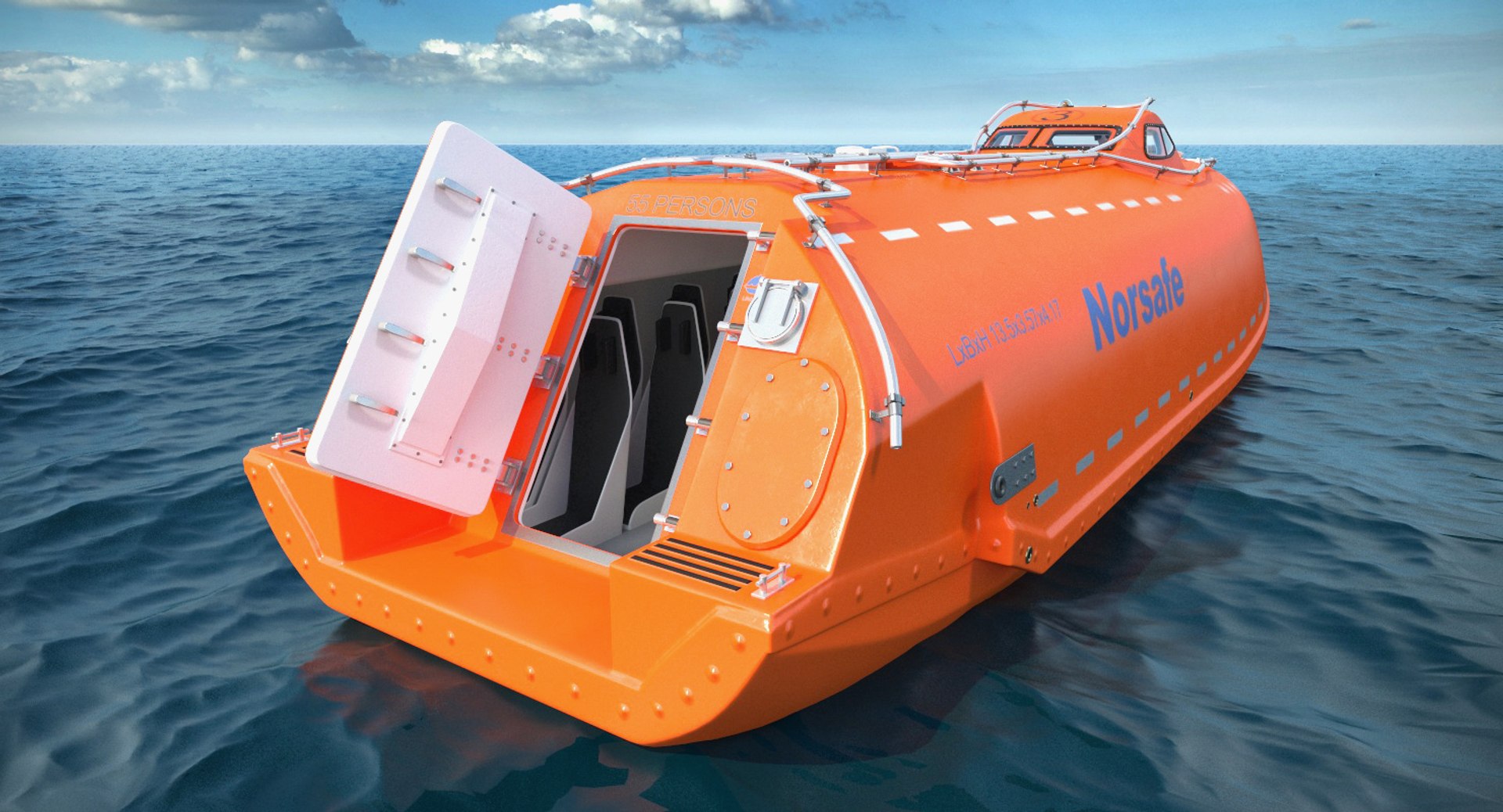 Rescue Lifeboat Life 3D - TurboSquid 1366968