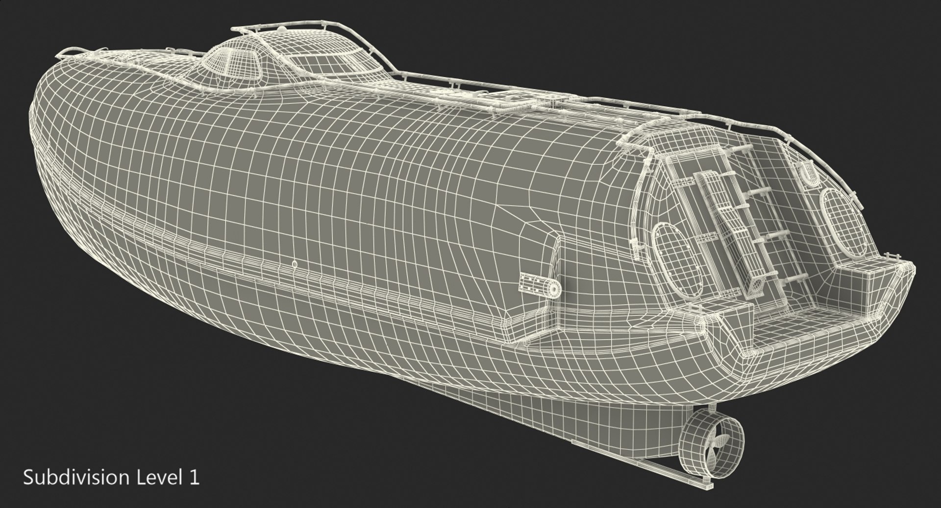 Rescue lifeboat life 3D - TurboSquid 1366968