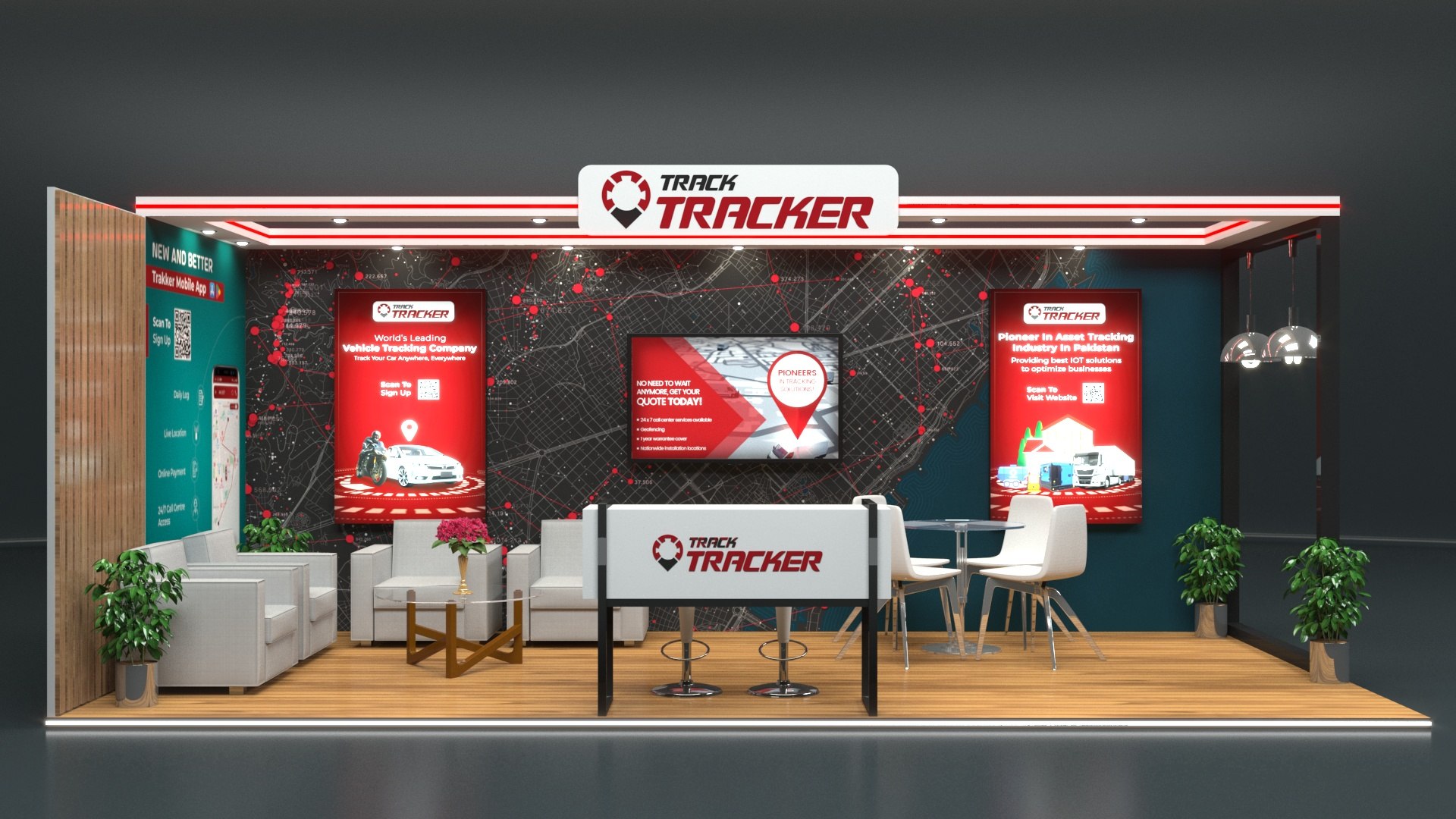 3D Exhibition Stand Stall Model - TurboSquid 2203198
