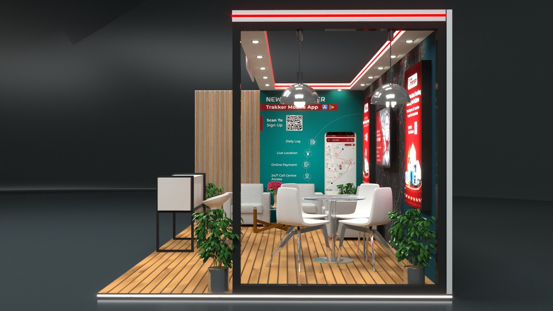 3D Exhibition Stand Stall Model - TurboSquid 2203198