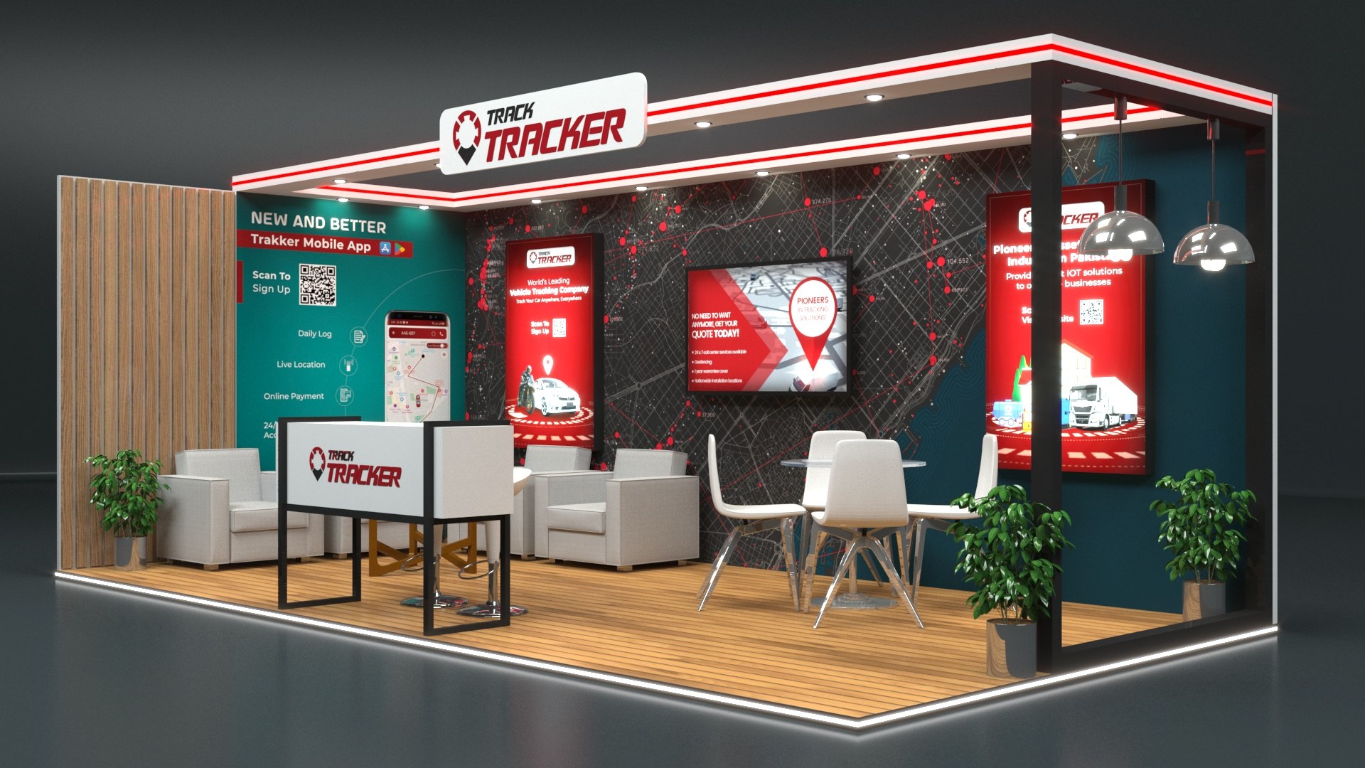 3D Exhibition Stand Stall Model - TurboSquid 2203198