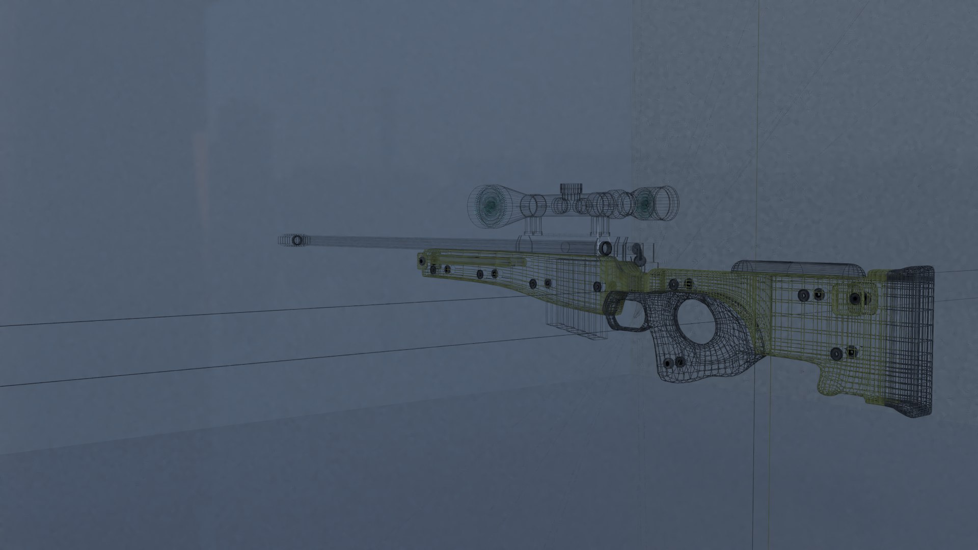 Accuracy International Awm Sniper Rifle 3D Model - TurboSquid 1386281