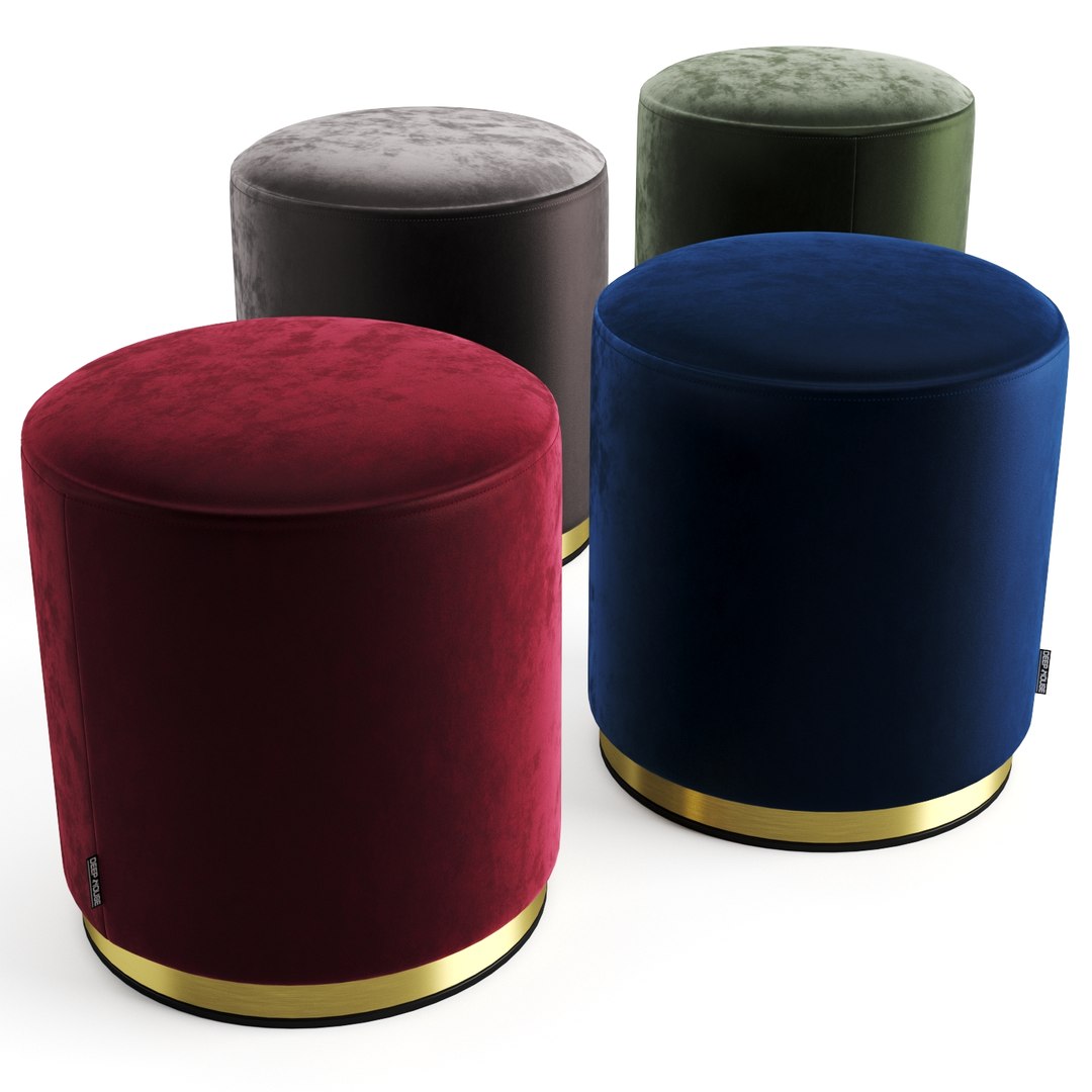 Furniture Pouf Chair 3D Model - TurboSquid 1542686