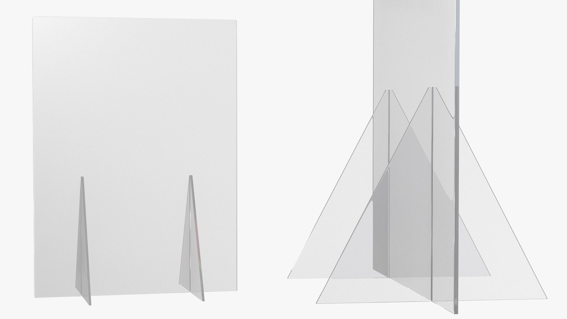 3D Voting Table With Partition Model - TurboSquid 2306893