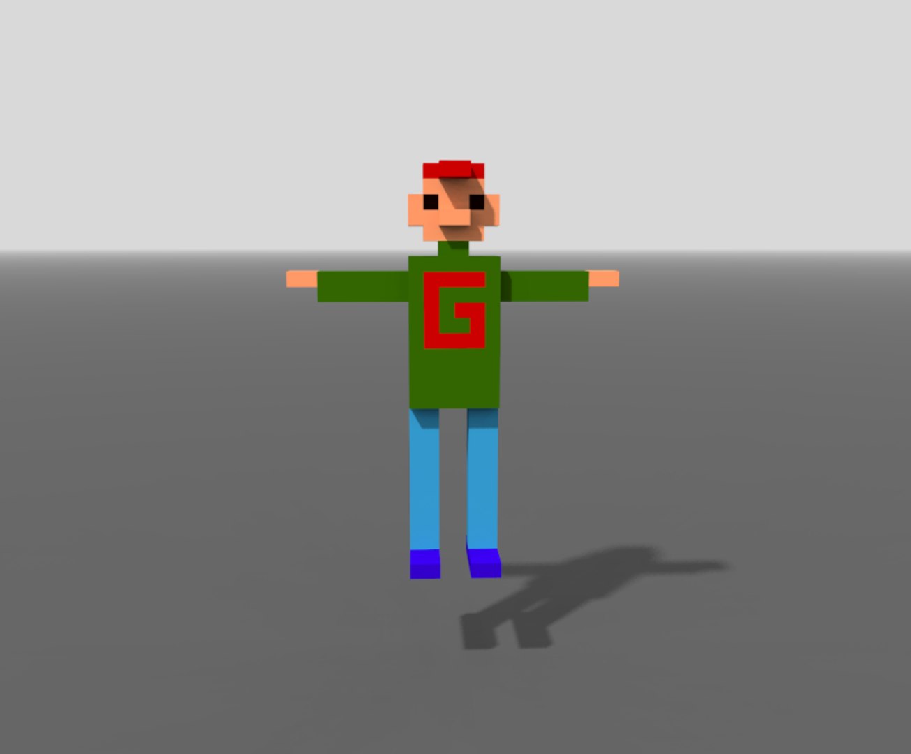 Man Gary Red Cap 3D - TurboSquid 1227681