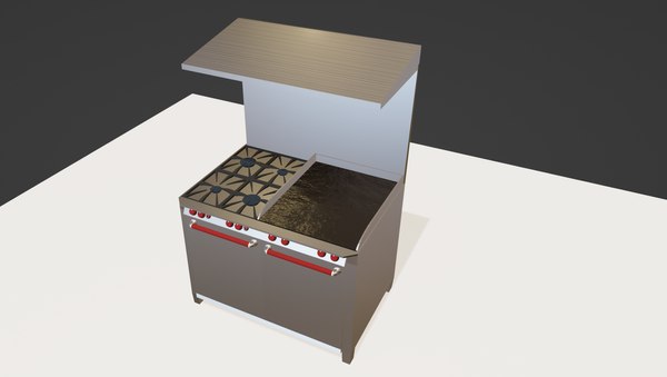 Kitchen Stove Top 3D - TurboSquid 2014947
