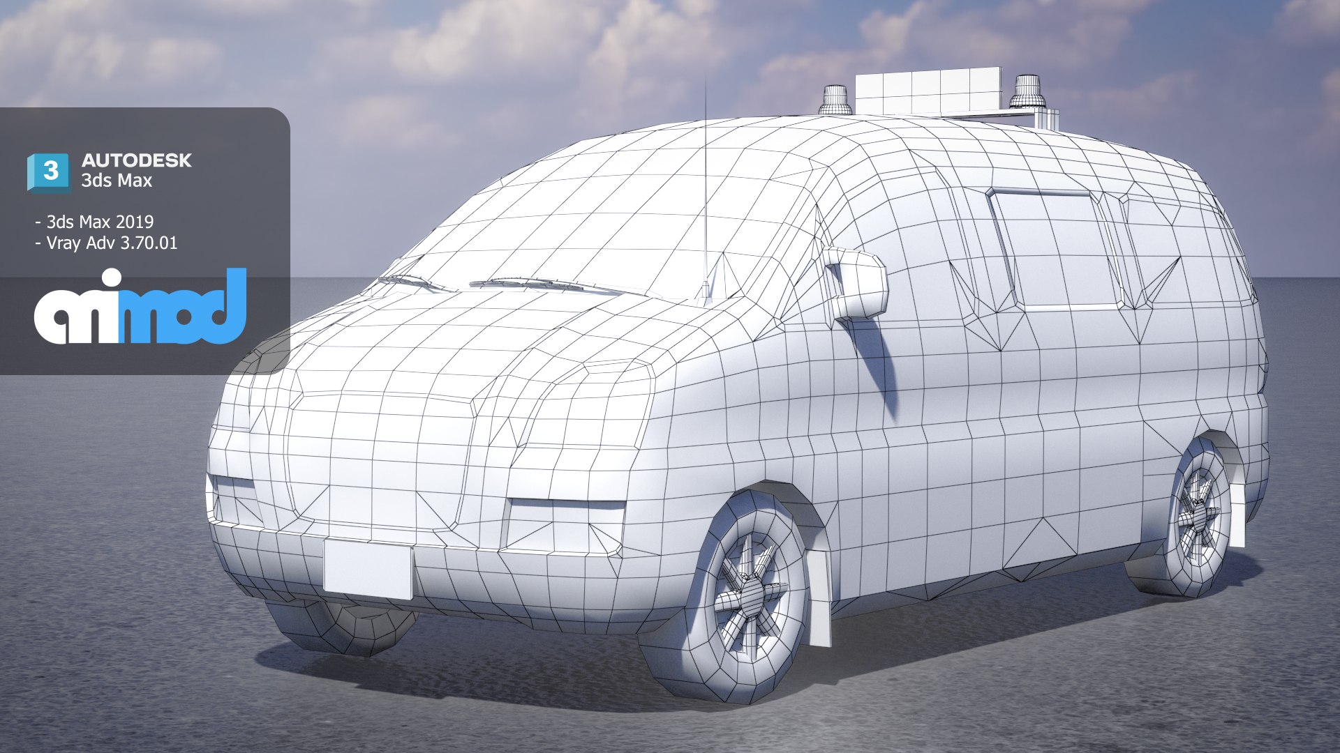 3D HK Van 001 - TurboSquid 2283363