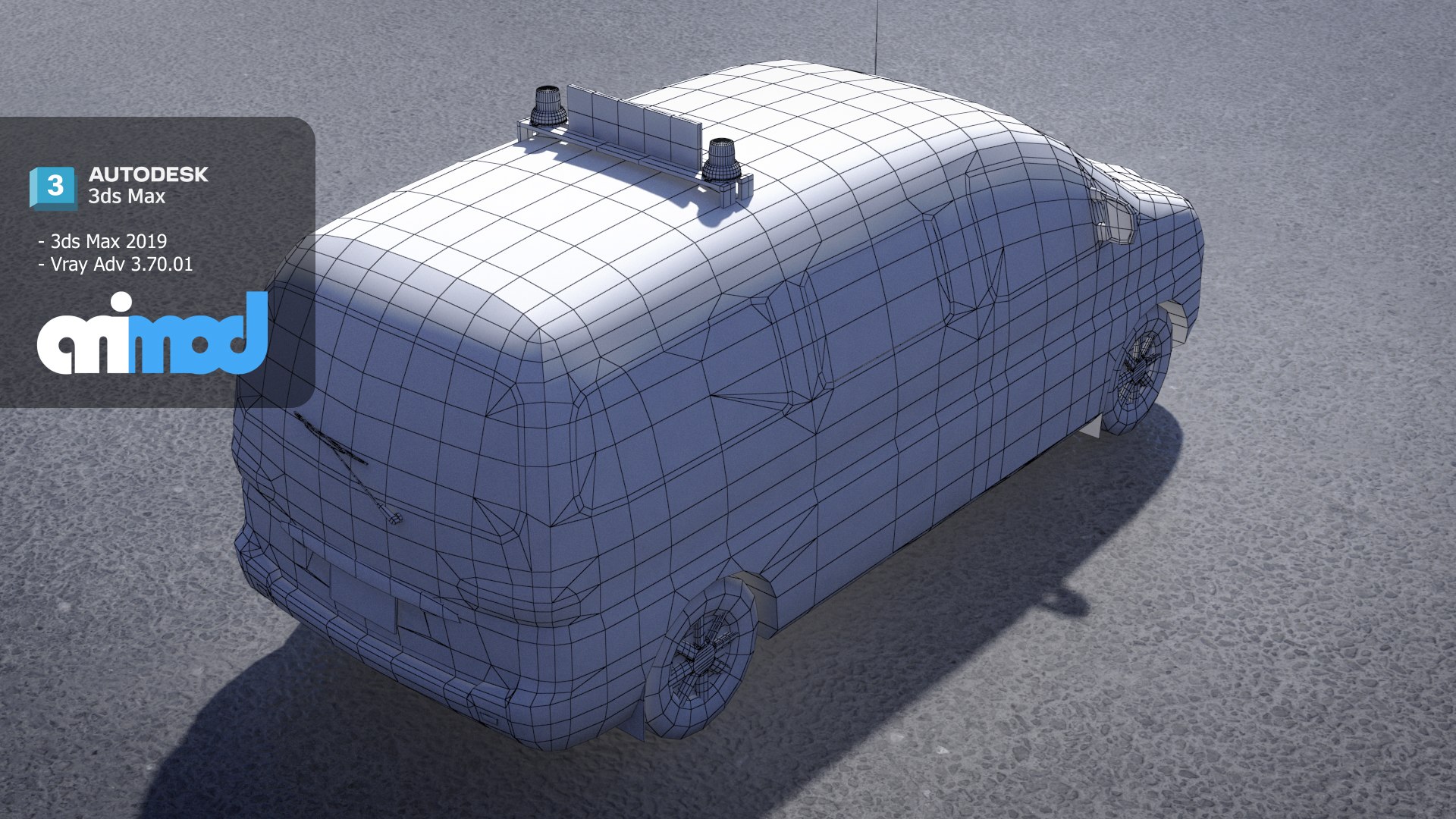 3D HK Van 001 - TurboSquid 2283363