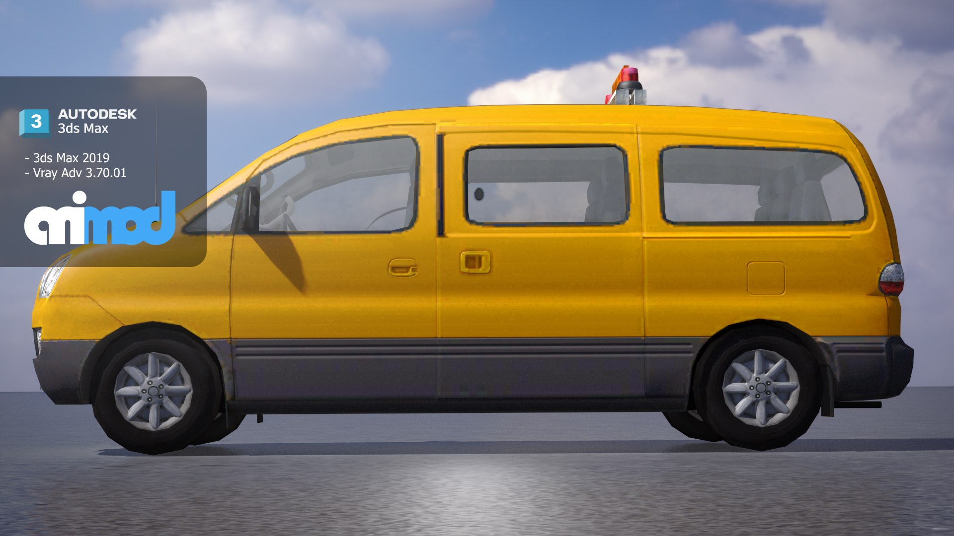 3D HK Van 001 - TurboSquid 2283363