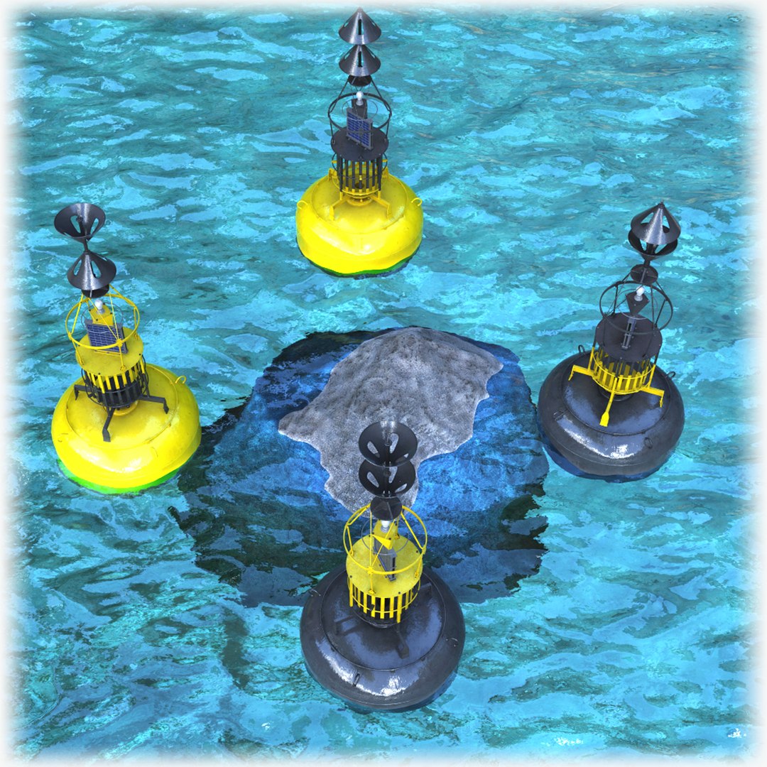 3D Lightwave Cardinal Markers Model - TurboSquid 1310467