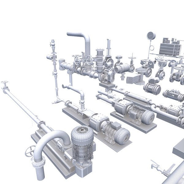 3D machinery parts - TurboSquid 1536323