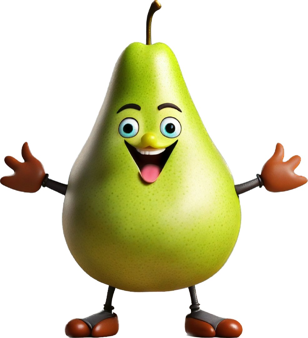 Happy Pear 3D Model - TurboSquid 2156473
