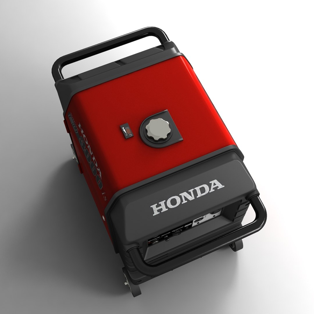 3d Honda Portable Generator Model