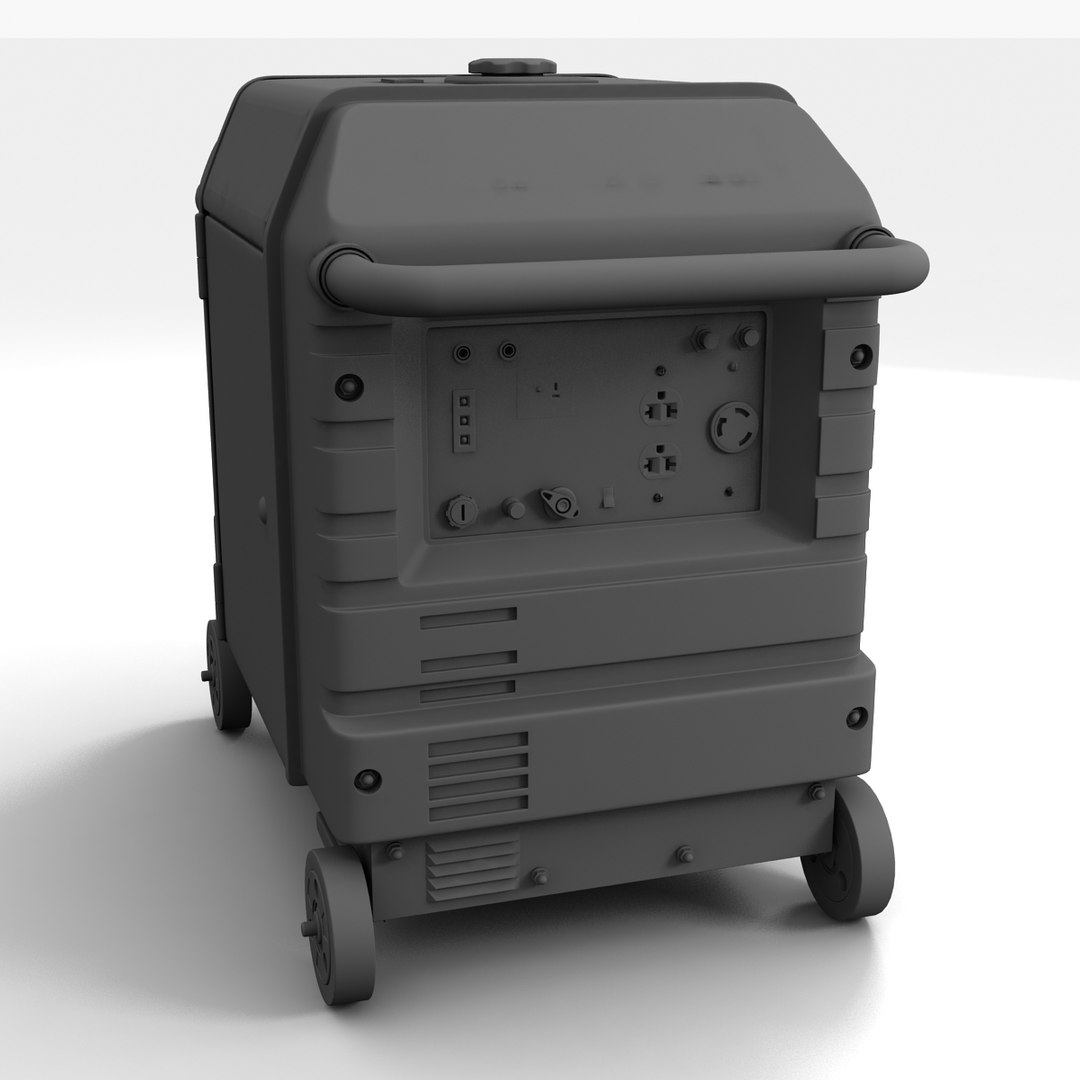 3d Honda Portable Generator Model