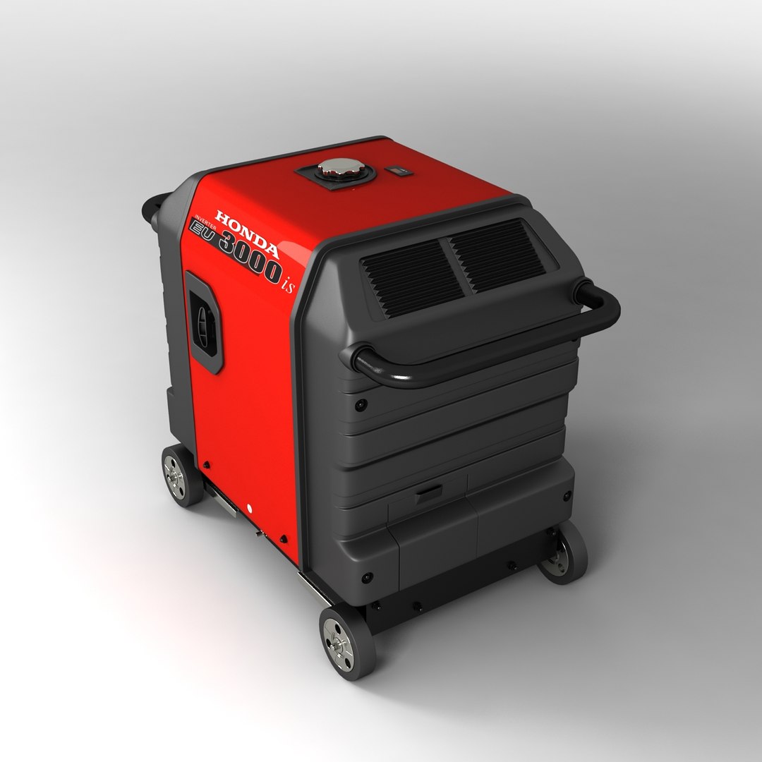 3d Honda Portable Generator Model
