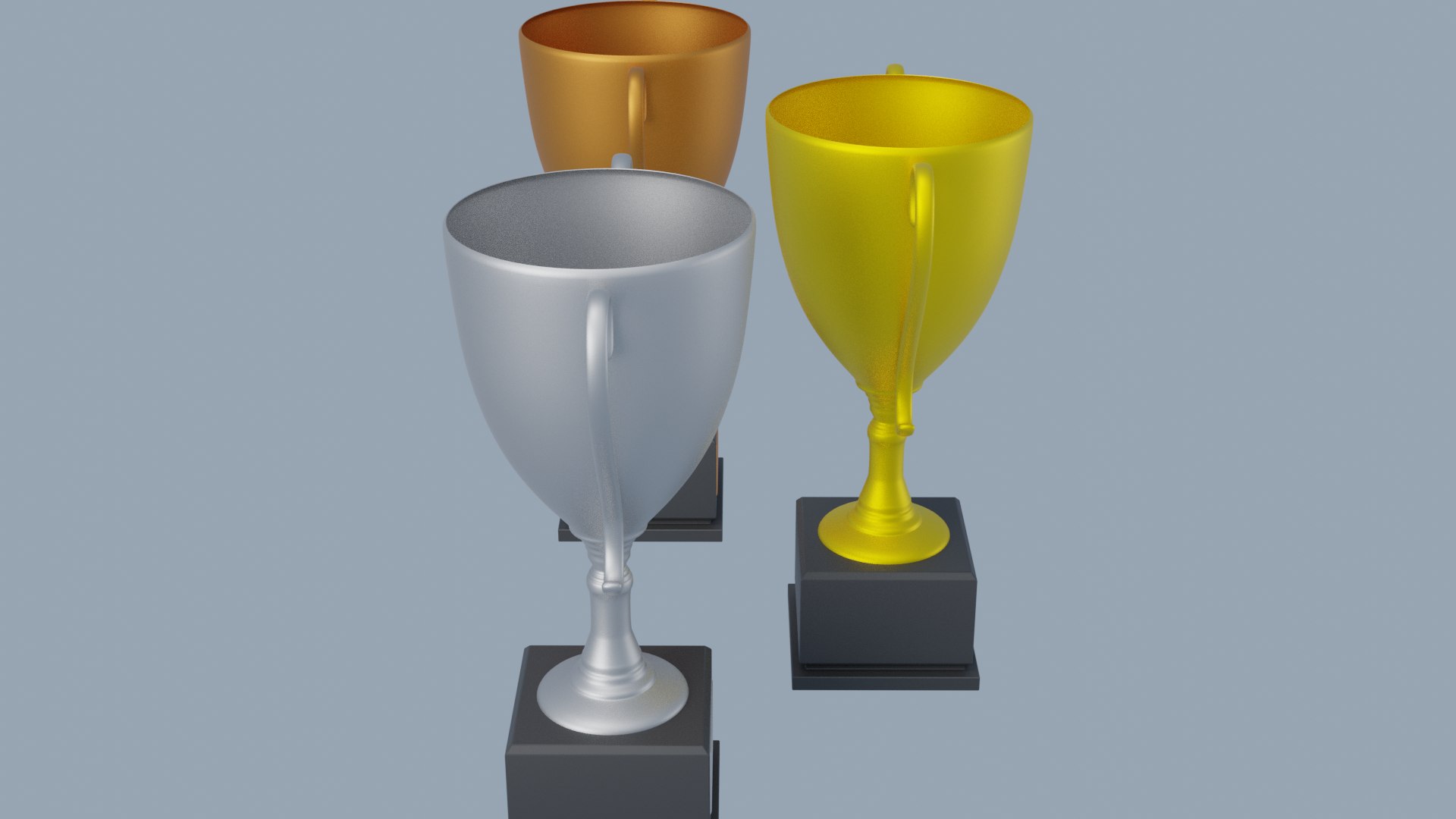 3D Cups Trophy Model - TurboSquid 2136316