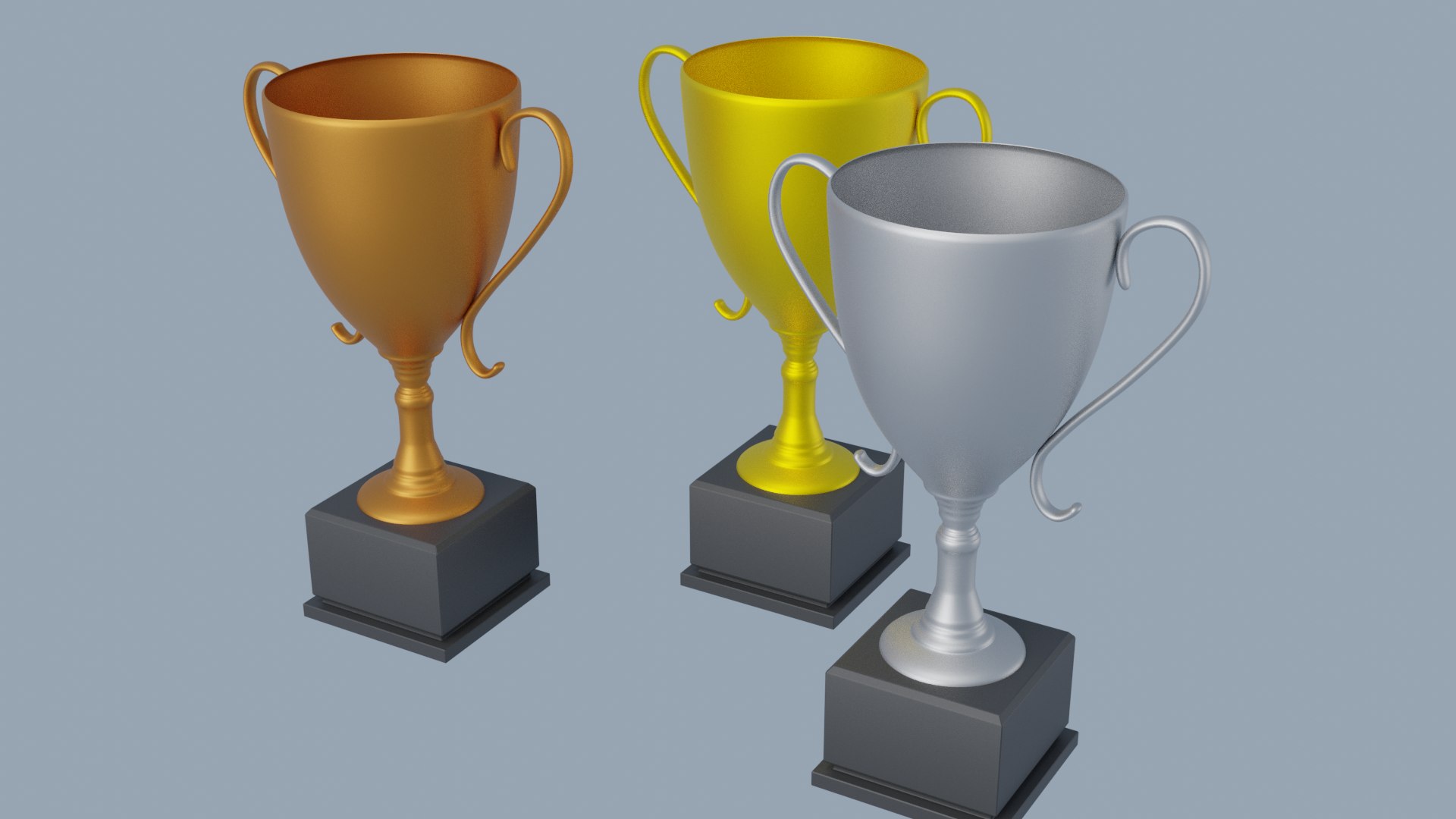 3D Cups Trophy model - TurboSquid 2136316