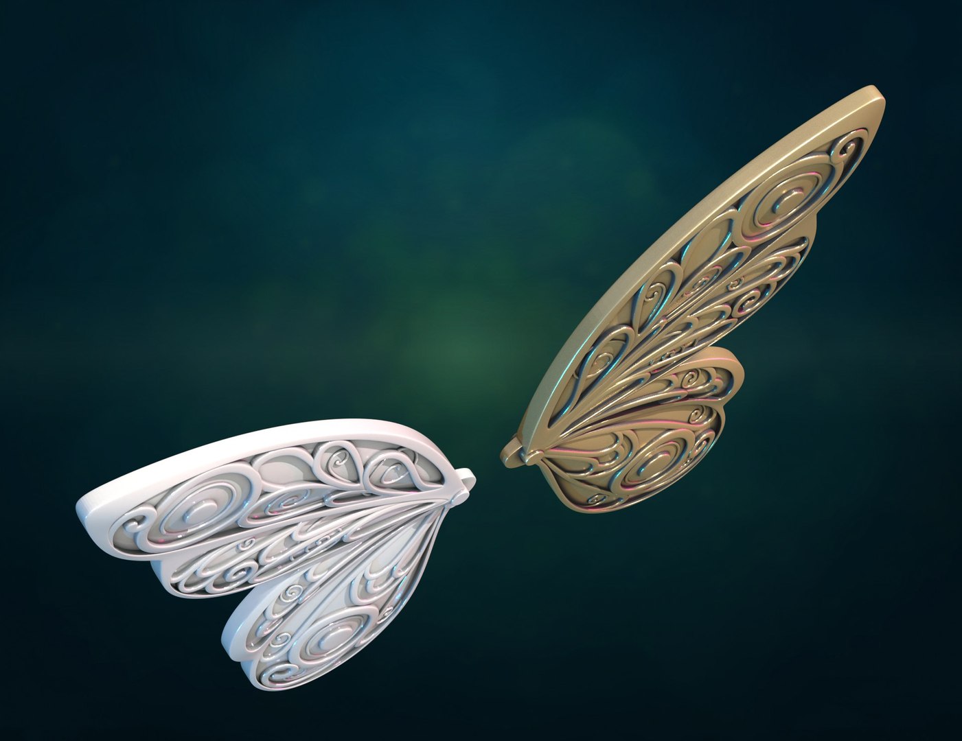 Butterfly Wings 3D Model - TurboSquid 2360463