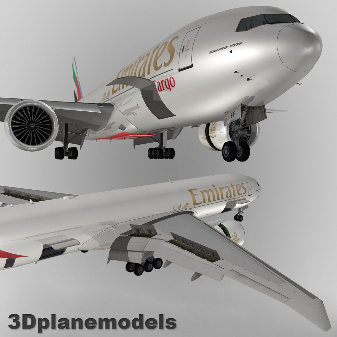 3d Boeing 777-200f Cargo