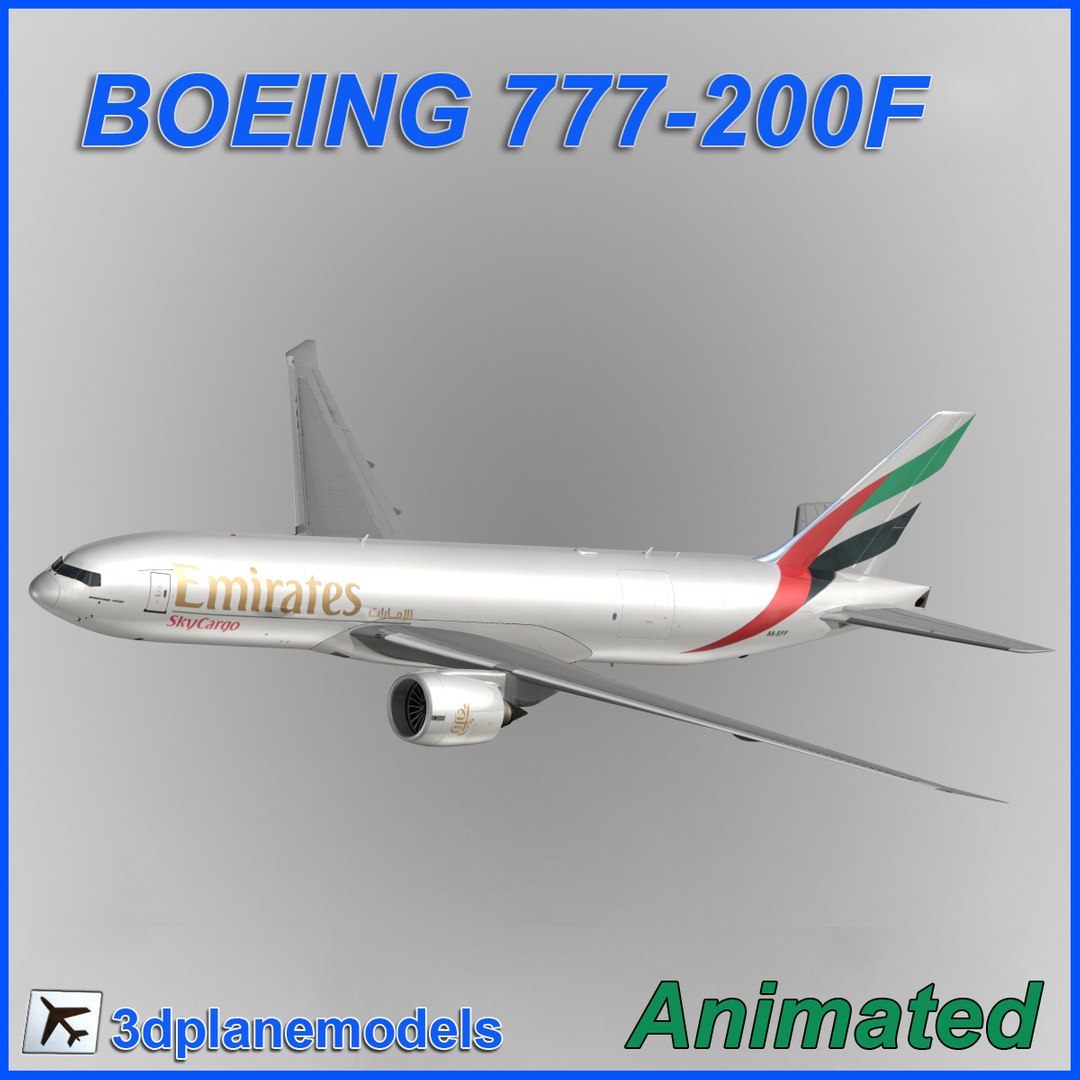 3d Boeing 777-200f Cargo