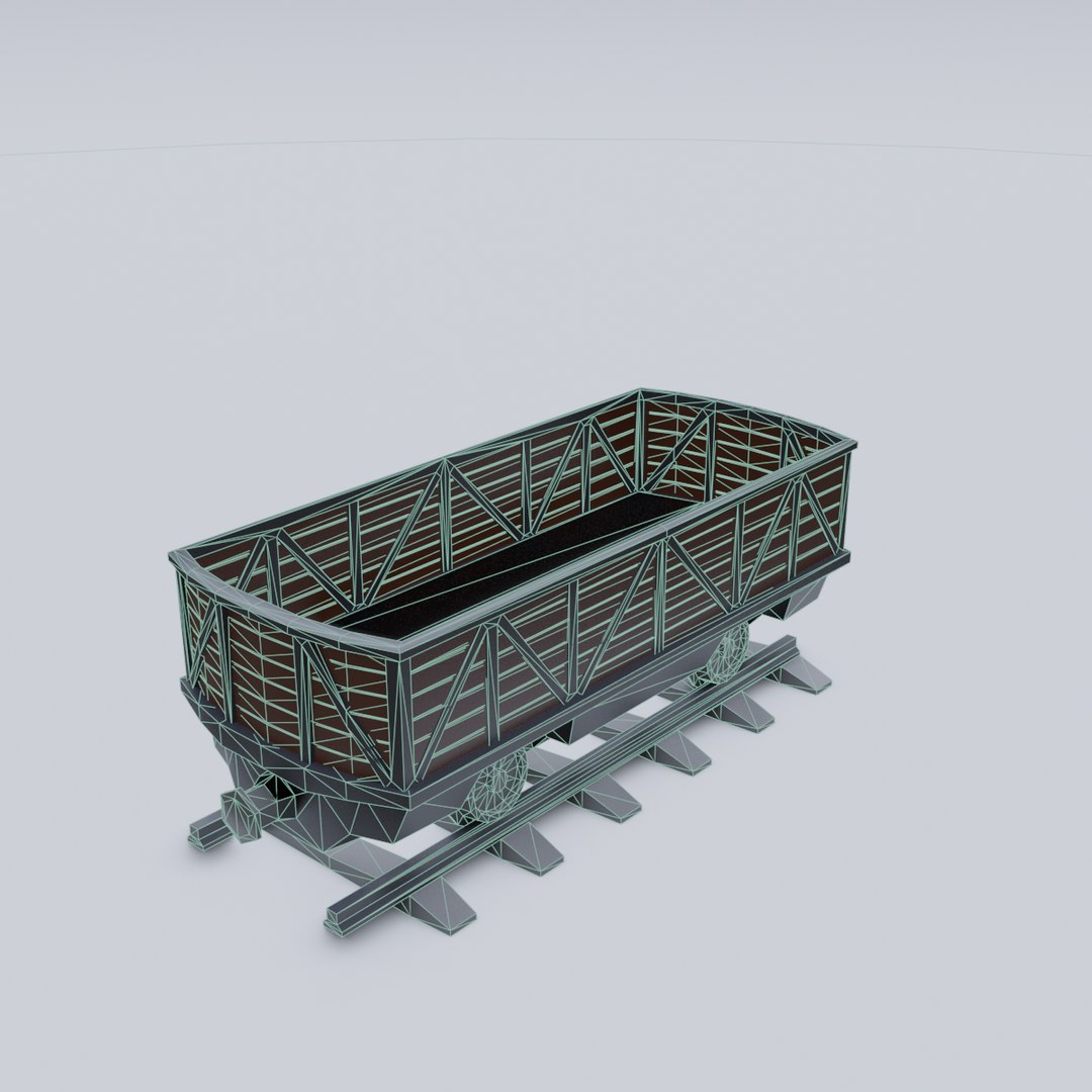 3D Freight Wagon Model - TurboSquid 1543812