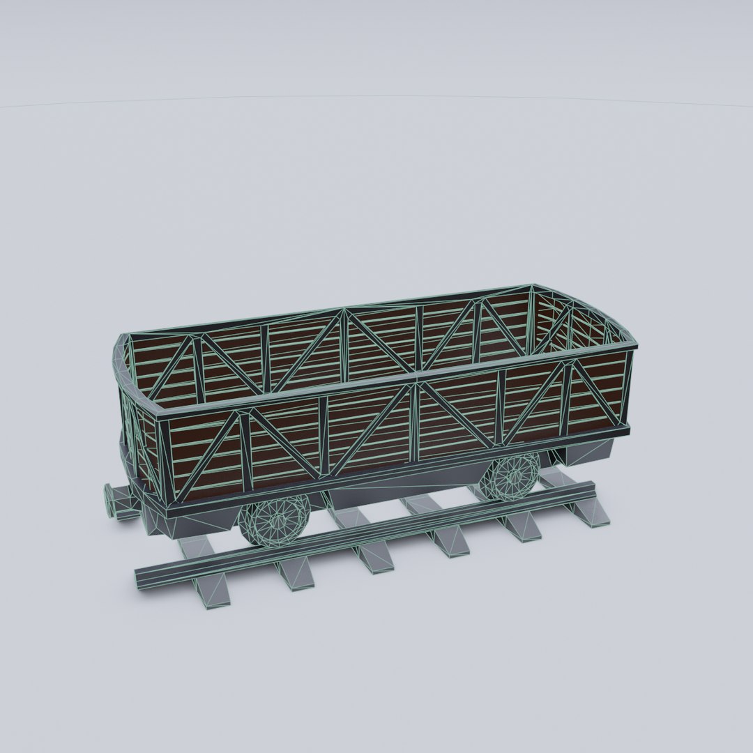 3D Freight Wagon Model - TurboSquid 1543812